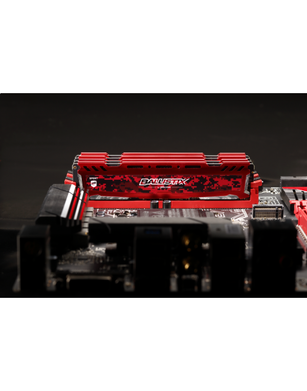 Ballistix Sport LT Red 32GB Kit (4 x 8GB) DDR4-3000 UDIMM